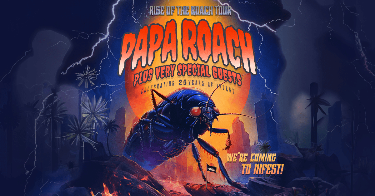 Agenda | Papa Roach revient en France en 2025 - Pozzo Live